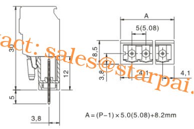 Male connectors with solder pins Pitch: 5.0mm/0. 197 in supplier