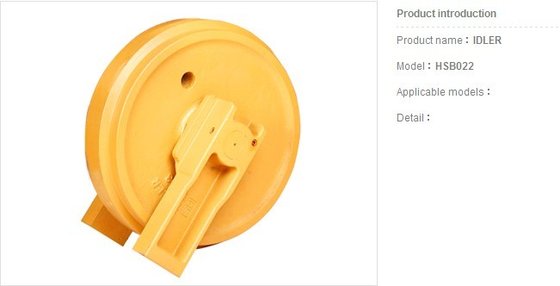 Front Idler Assy For Excavator Spare Parts, Excavator Parts Hyundai Front Idler Assy SHB015-SHB022