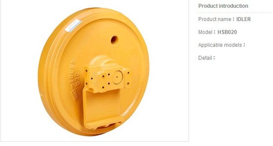 Front Idler Assy For Excavator Spare Parts, Excavator Parts Hyundai Front Idler Assy SHB015-SHB022