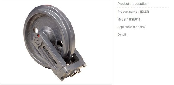Front Idler Assy For Excavator Spare Parts, Excavator Parts Hyundai Front Idler Assy SHB015-SHB022