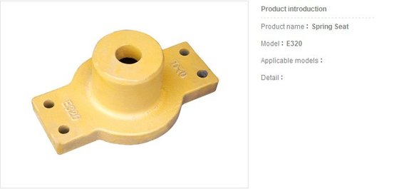 Excavator Spare Parts Spring Seat, Excavator Spring Seat HS01, E320 OEM / ODM