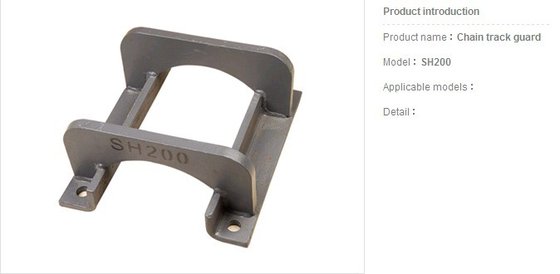 Track Link Guard Excavator Track Chain Guard Excavator Spare Parts PC200, SH200, EC290