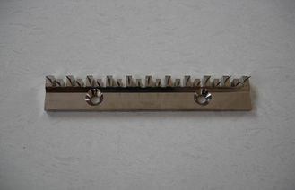 1/2" Round 10 Hole Bier Pin Plate , Chrome Stenter Spare Parts