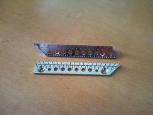 Custom Pitch 60mm Pin Plate , Bruckner Artos Harish Stenter Spare Parts