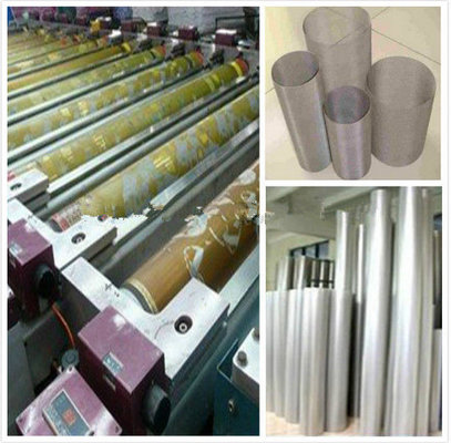 Wax Printing Textile Machine Spare Parts Rotary Screen High Utilization Ratio