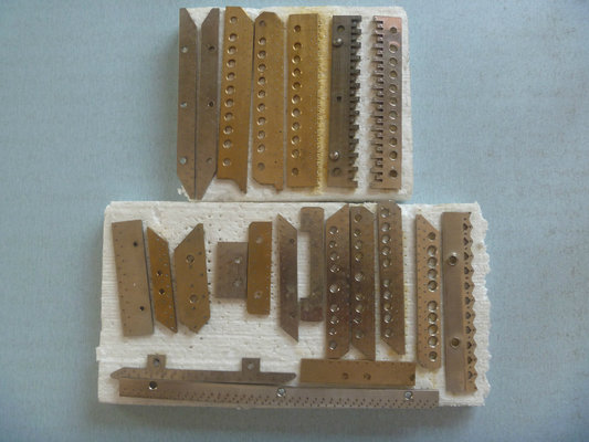 Different Kinds Of Faller And Faller Bar , Pin Plate Textile Machinery Spares