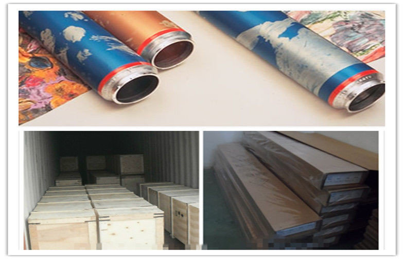 195 Mesh Durability Rotary Nickel Screen Precision Output Pigment Printing For Textile