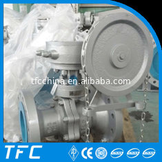 china wheel operated reduced bore floating ball vlave