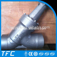 butt welding Y type globe valve