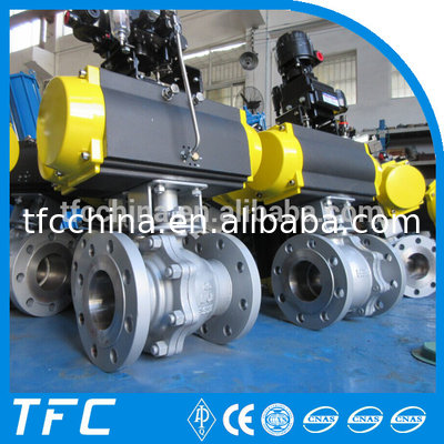 Valve Manufacturer Stainless Steel Pneumatic Actuatored Valves