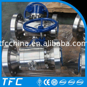 duplex steel reduced bore A182 F53 ball valve