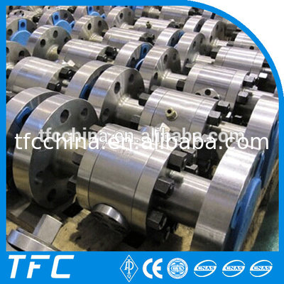 forged stainless steel trunnion mounted ball valve