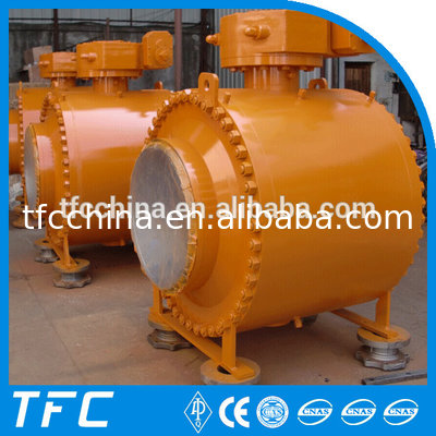 API 6D trunnion mounted ball valve made in china