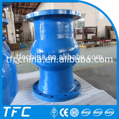 axial flow nozzle check valve