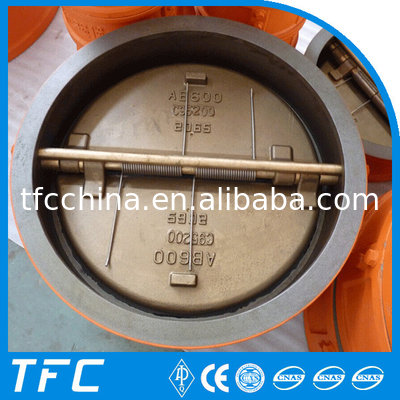 aluminum bronze B148 C95800 wafer check valve