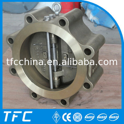 lug type aluminum bronze duo check valve