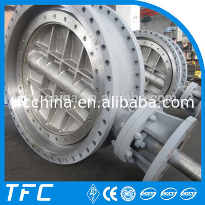 Factory wholesale modulating motorized triple offset flangebutterfly valve