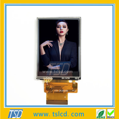 Top sale 2.4 inch QVGA TFT screen lcd module with ZIF FPC connctor with 4wires RTP
