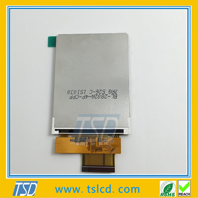 China factory 2.8 inch 240x320 dots color TFT display 2.8'' QVGA  LCD module with RTP