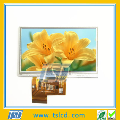 Capacitive touch scren 4.3'' TSD 4.3'' inch 480x272 tft lcd touch screen with ZIF FPC connector