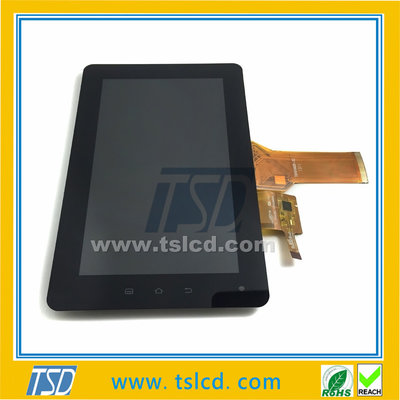 500nits brightness 7''inch TFT module with CTP capacitive panel