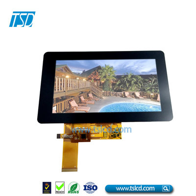 high brightness 7''inch 800X480 tft lcd  module with capacitive touch screen