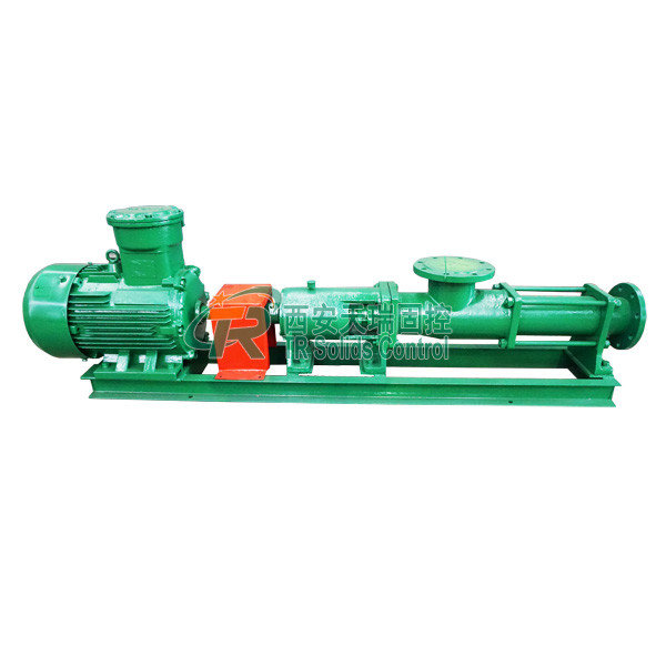 HDD Trenchless Drilling Fluids Screw Type Pump 3740×420×785mm Dimension for drilling fluids solid control