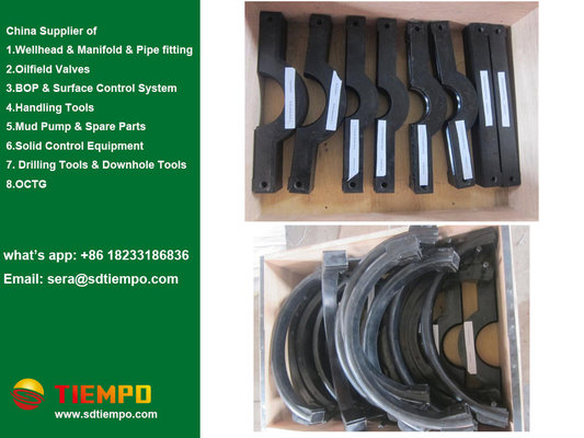 API 16A standard ram BOP spare parts pipe ram for oilfield well control system supplier
