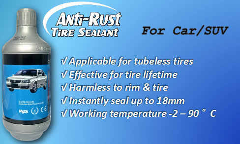 500ml QiangBao Anti-Rust  Adhesive Sealant for Car, Motorcycle Tire Sealant