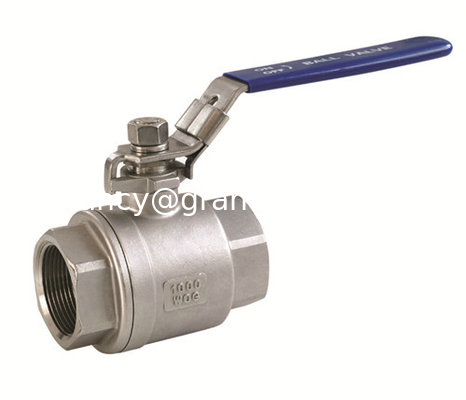 2pc ball valves SS CF8M/CF8 with high mounting pad for Pnuematic actuators supplier