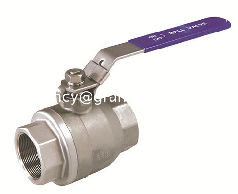 2pc ball valves SS CF8M/CF8 with high mounting pad for Pnuematic actuators supplier