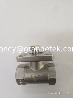 1pc ball valves with high moungting pad with new design reduced bore API standard supplier