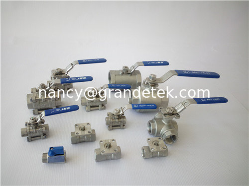 3PC ball valves threaded/socket weld/butt weld ball valvesd with high mounting pad supplier