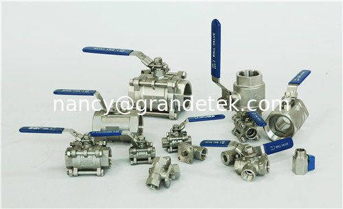 2pc ball valves stainless steel body light type API with high mounting pad supplier