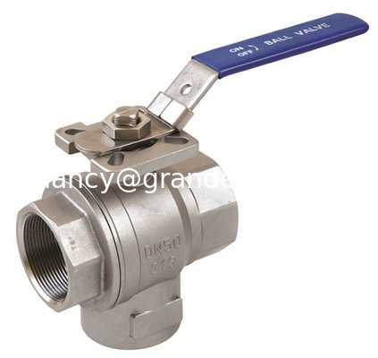 2pc ball valves stainless steel body light type API with high mounting pad supplier