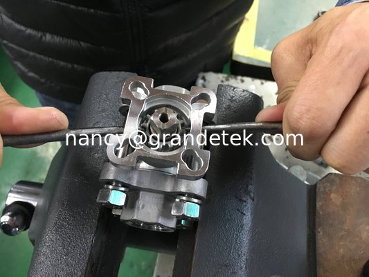 3pc stainless steel threaded ball valves for the new design stem packing supplier