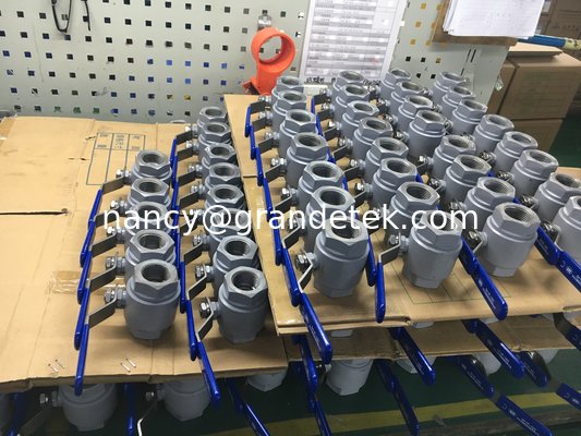 ISO 5211 Locking Handle Ball Valve Stainless Steel NPT Thread supplier