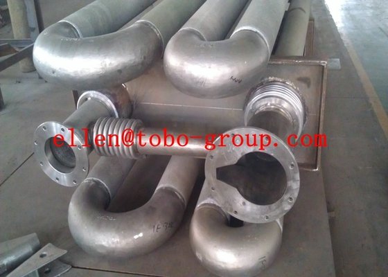 ASME B163 B677 Stainless Steel U Bends , Stainless Exhaust Tubing