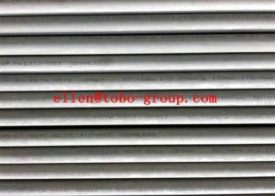 TP310 / TP347 / TP321H Seamless Stainless Steel Pipe With Butt Weld Ends