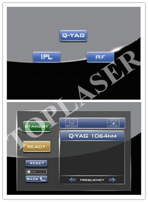 640-1200nm Multifunction Beauty Machine With Big Color Touch Screen
