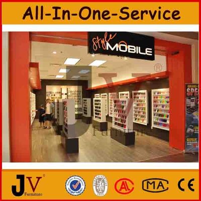 Top quality famous brand mobile phone accessories display cabinet
