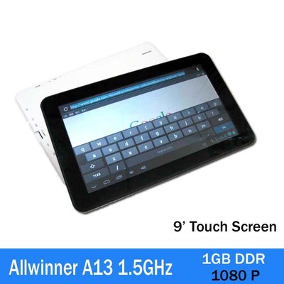 3g Allwinner A13 1.5ghz Touchpad Tablet Pc Capacitive Screen 1080p