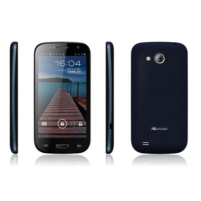 Black Dual Core 1GHz Touchpad Mobile Phones 4.7 inch Android 4.0