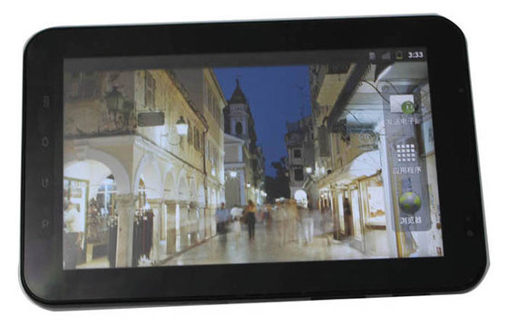 3G Sim Slot,7 Inch Capacitive Android 2.2 Touchpad Tablet PC With Phone Capability