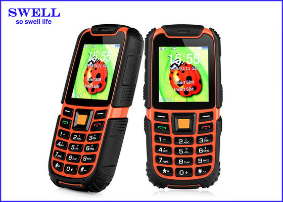 IPS Display Ruggedized Waterproof Shockproof Mobile Phone Support T-Flash