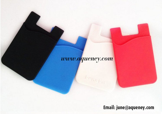 Buy hot selling mobile phone accessories colorful silicone smart wallet with logo print
