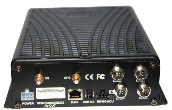 Vehicle HDD Mobile Security DVR With 2-CH IP camera, Harddisk And SD Card Storage For Taxi