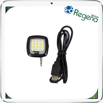 Portable Mobile Phone Accessory Mini 16 Leds LED Flash Fill Light For iPhone IOS Android Smartphone
