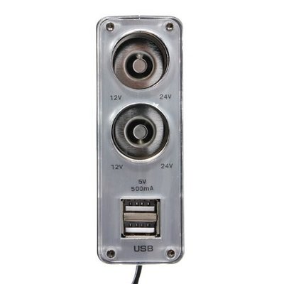 3 Way Multi Car Socket Splitter , Cigarette Lighter Splitter With Triple Adapter