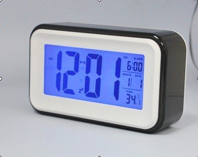 Electronic Desktop Calendar, Electronic Larger Screen LCD Calendar Alarm Clock